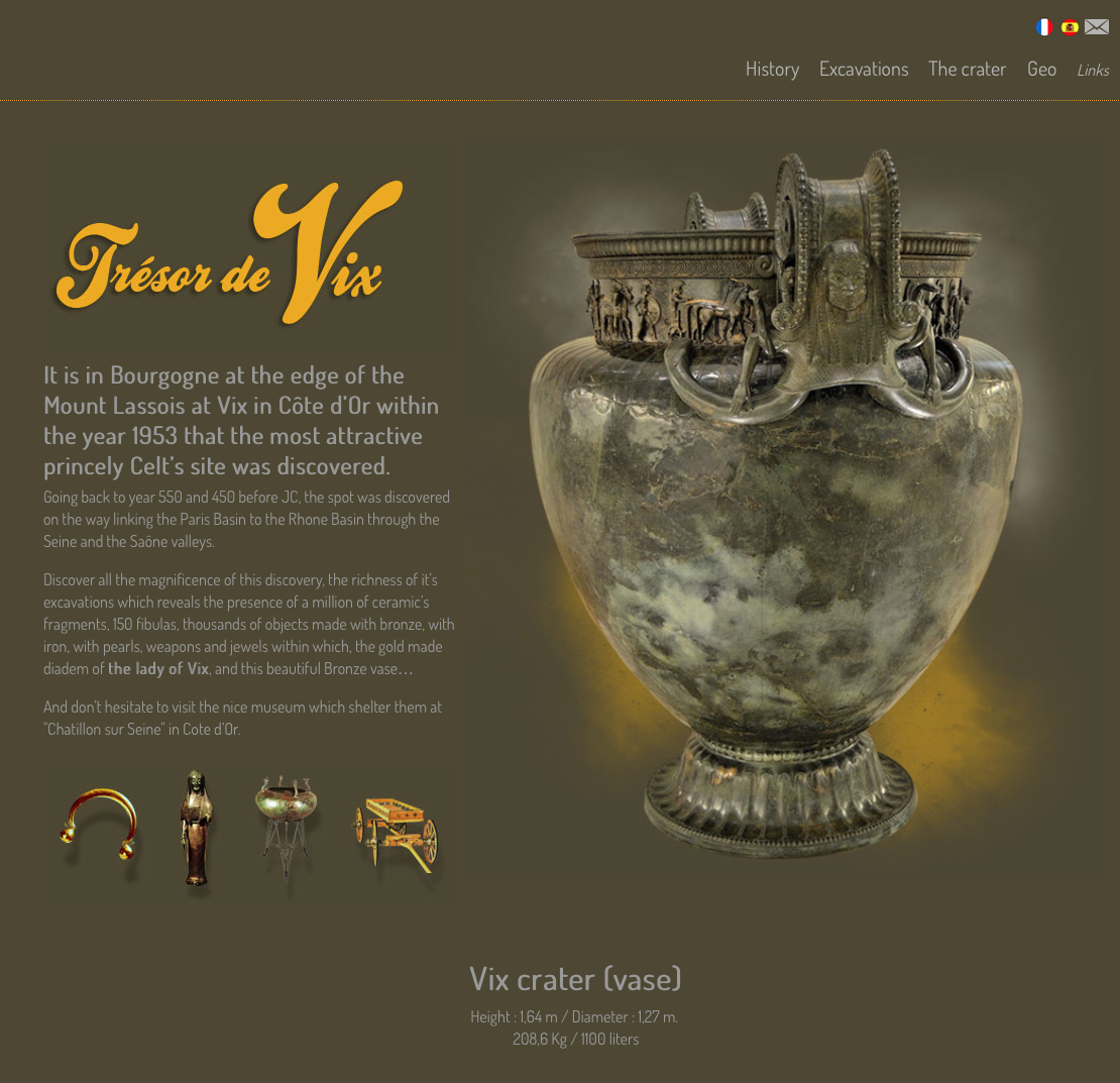 Le fabuleux Vase de Vix - The most attractive princely Celt’s site, Vix ...